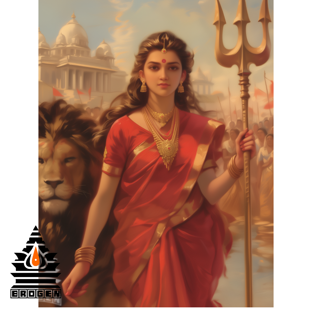Digital Art of Maa Durga | High-Resolution Goddess Durga Artwork Downl ...