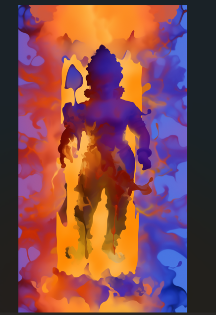 Lord Murugan Abstract Art - 1600x2900 Pixels Digital Illustration – Brogen