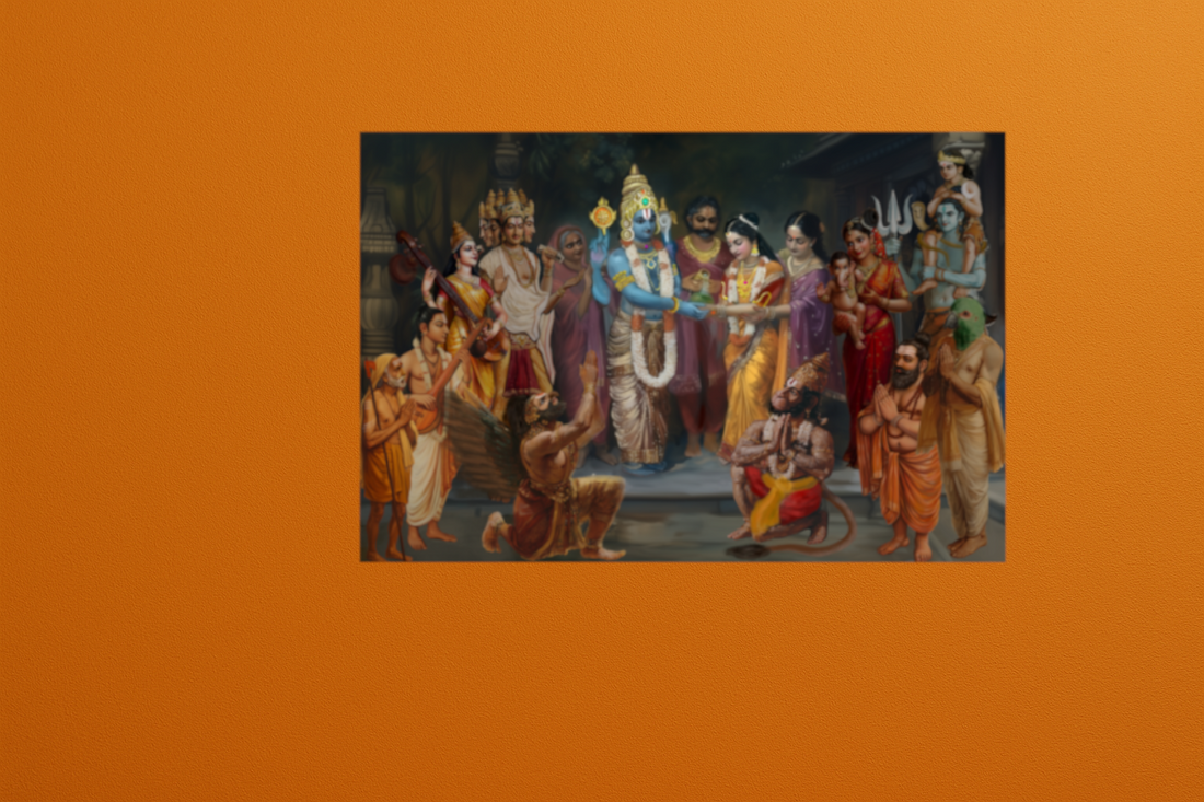 Srinivasa Kalyanam Poster – Venkateswara Kalyanam Wall Art | 300 GSM P ...