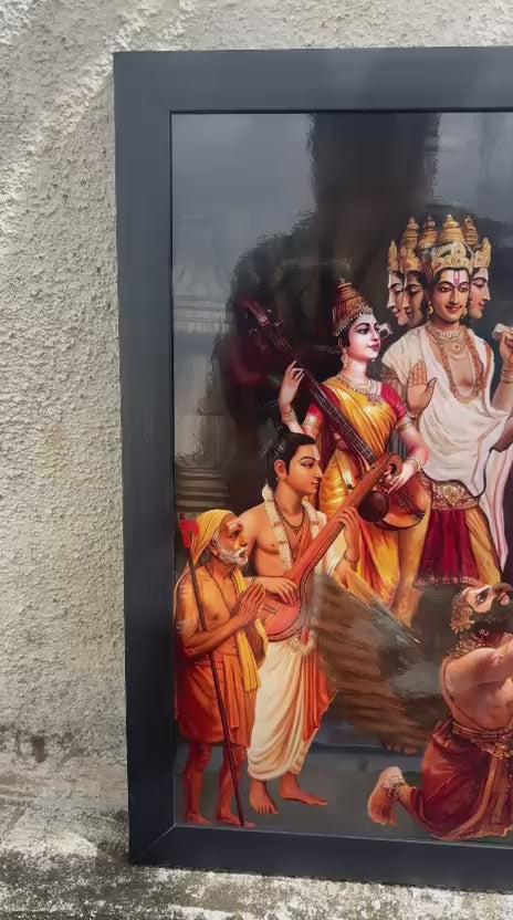 Srinivasa Kalyanam Photo Frame | Venkateswara Kalyanam Wall Art | 300 ...